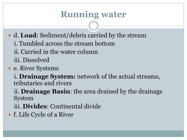 Physical elements of Erosion & Deposition | PPT