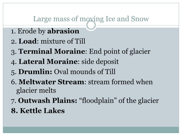 Physical elements of Erosion & Deposition | PPT