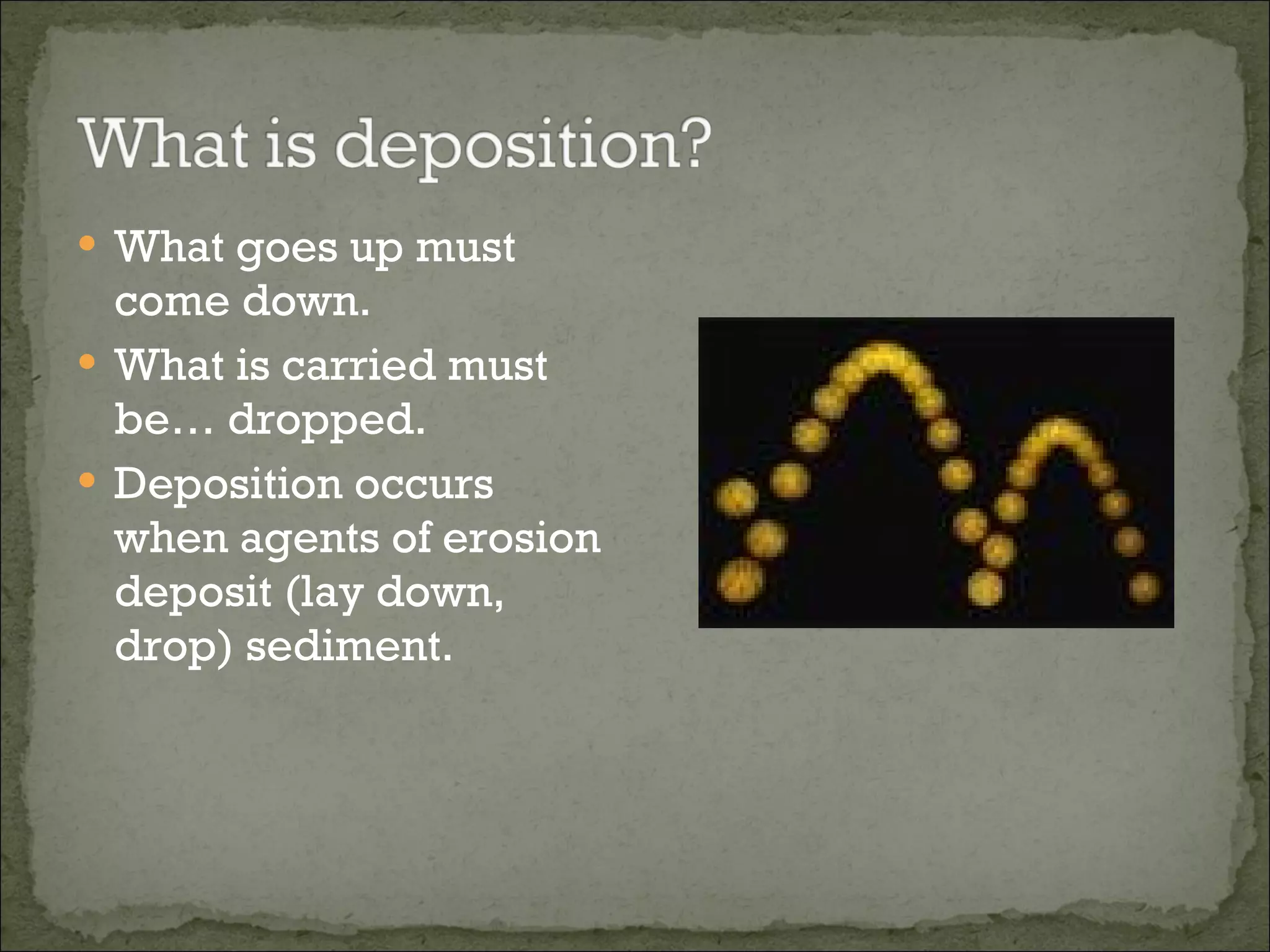 Erosion And Deposition Cynthia | PPT