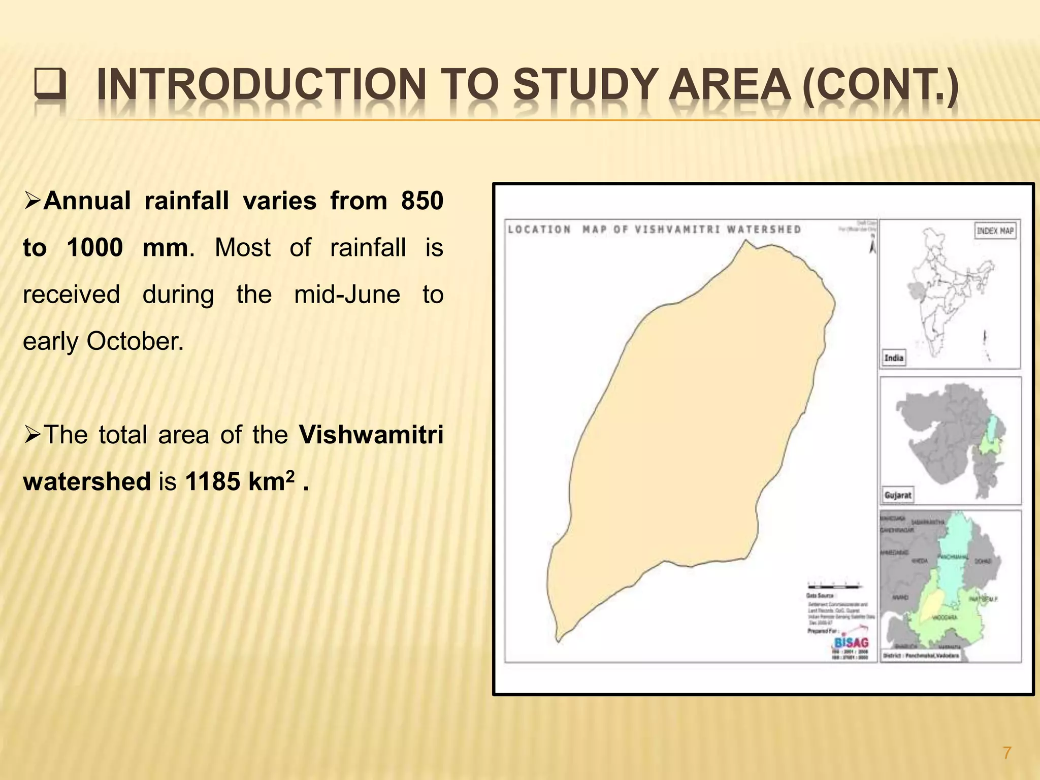 Soil Erosion for Vishwamitri River watershed using RS and GIS | PPTX