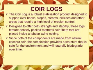 Erosion Control Products | PPT
