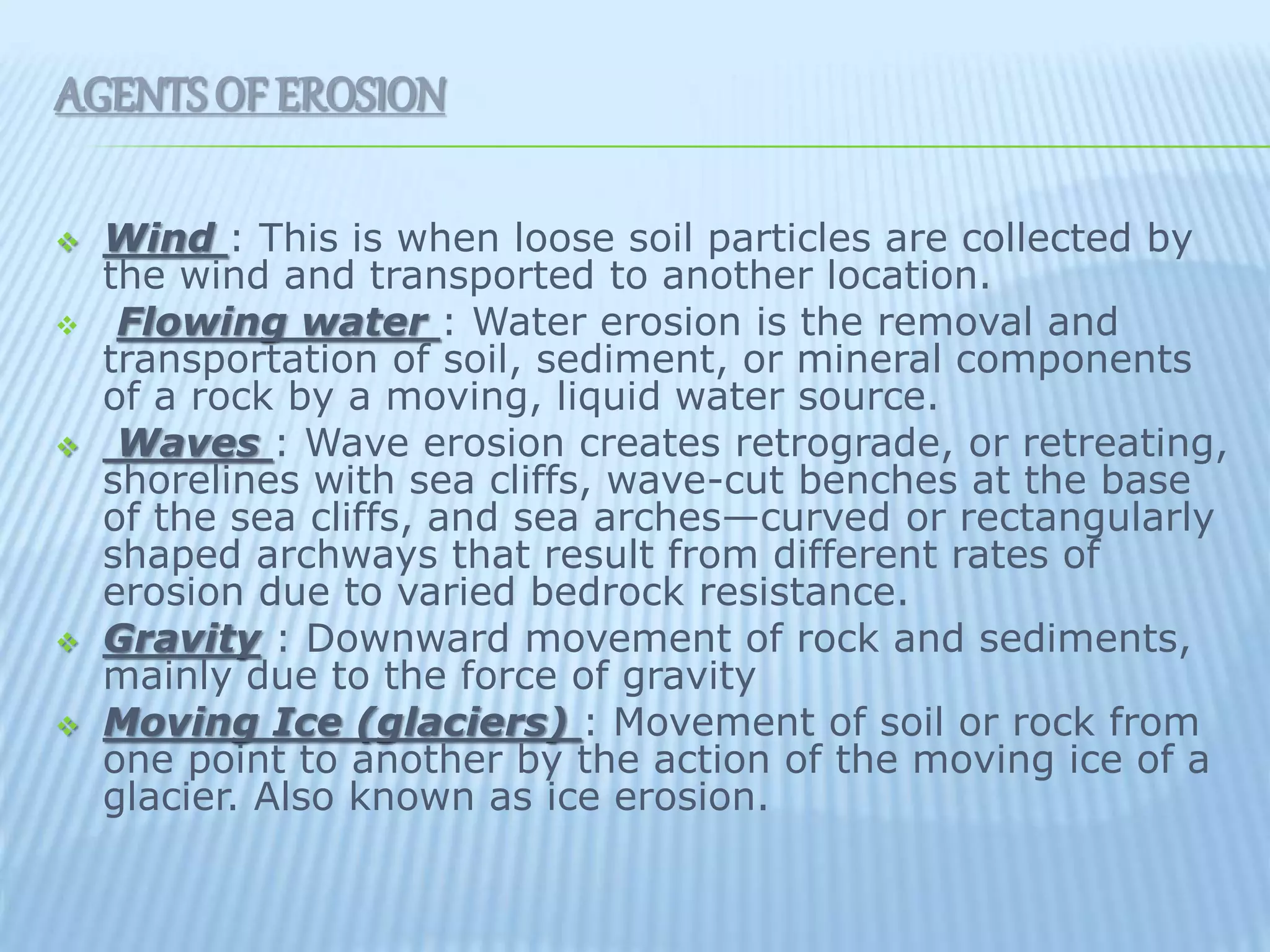 Erosion & deposition | PPTX