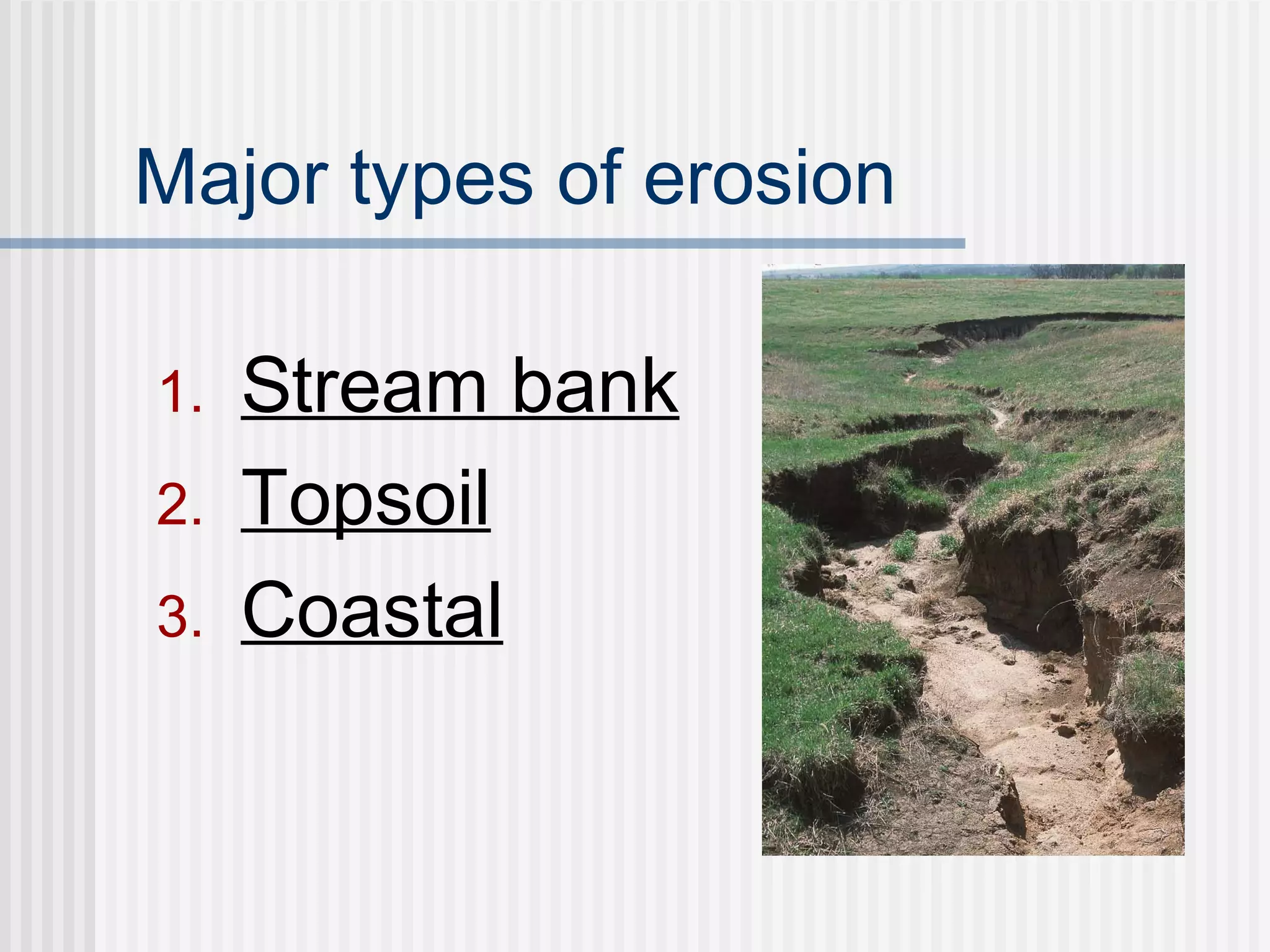 Erosion, deposition, soil intro | PPT