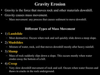 Erosion gravity | PPT