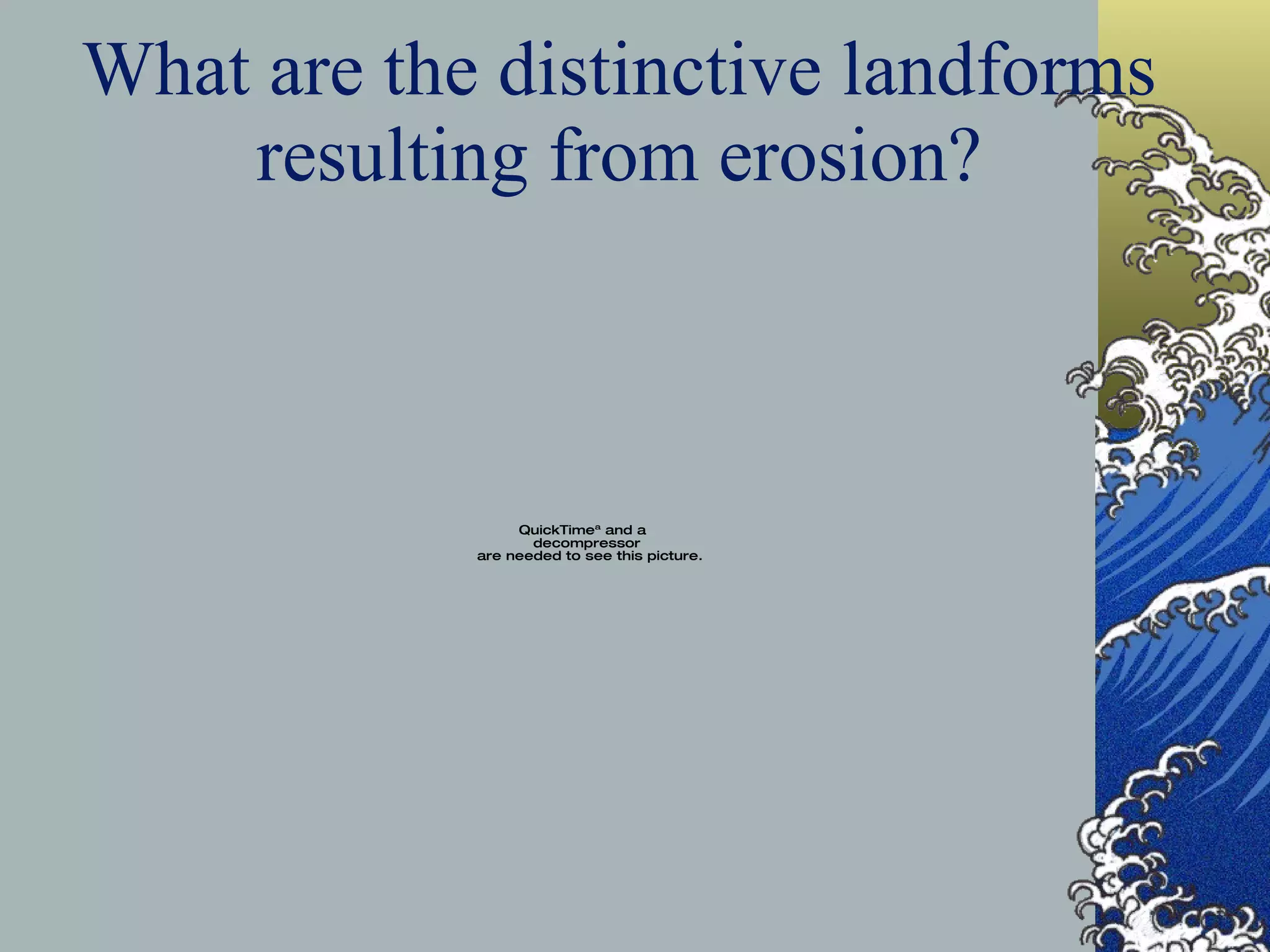 Erosion Landforms Coasts | PPT