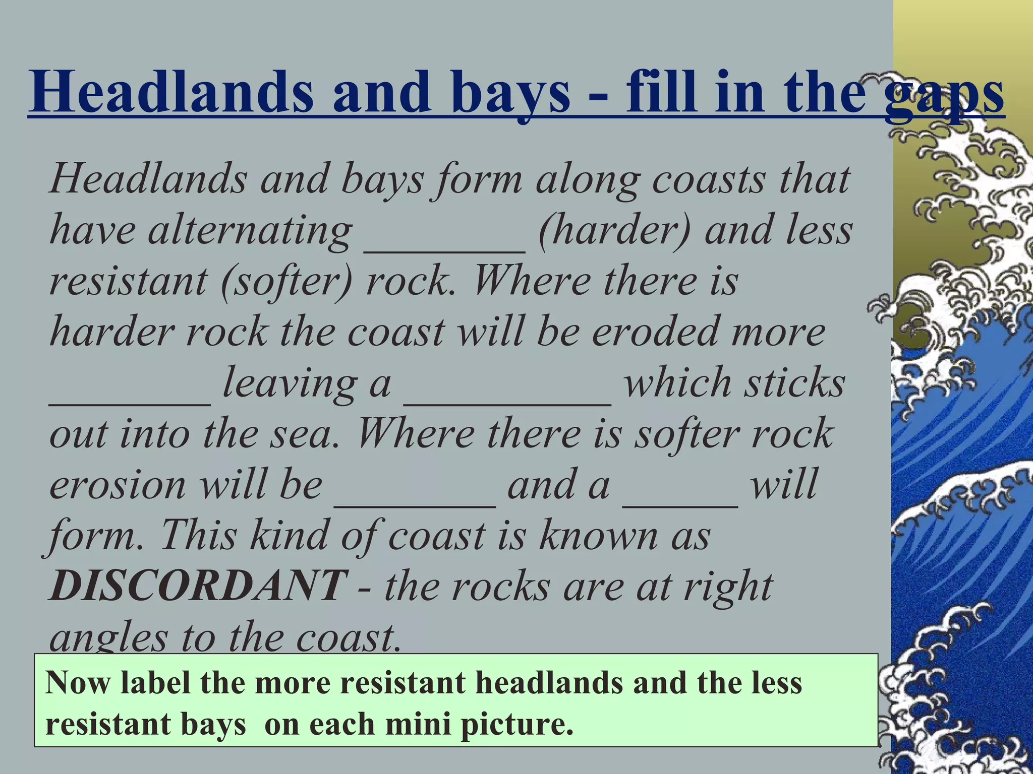 Erosion Landforms Coasts | PPT