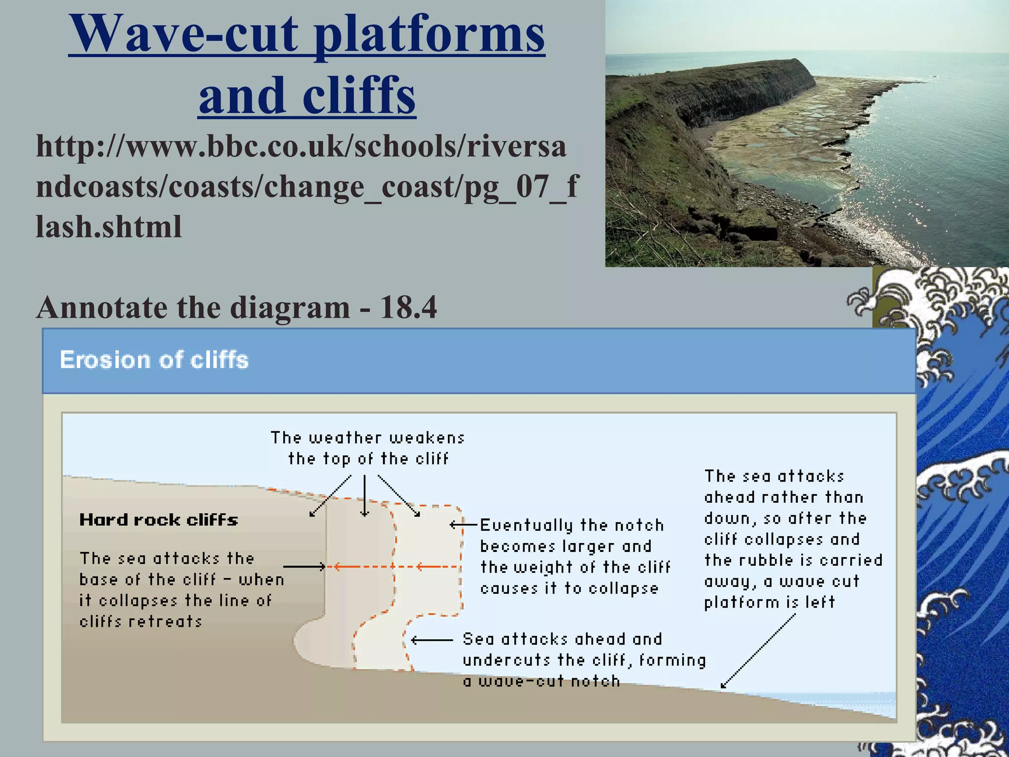 Erosion Landforms Coasts | PPT