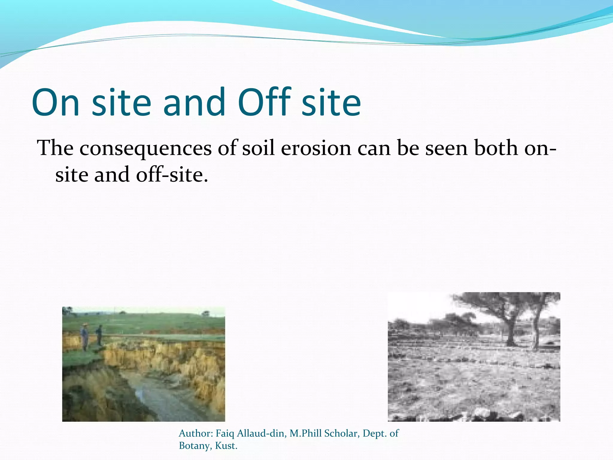 Erosion of soils | PPT