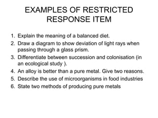 The Concept Of Assessment in Biology | PPT