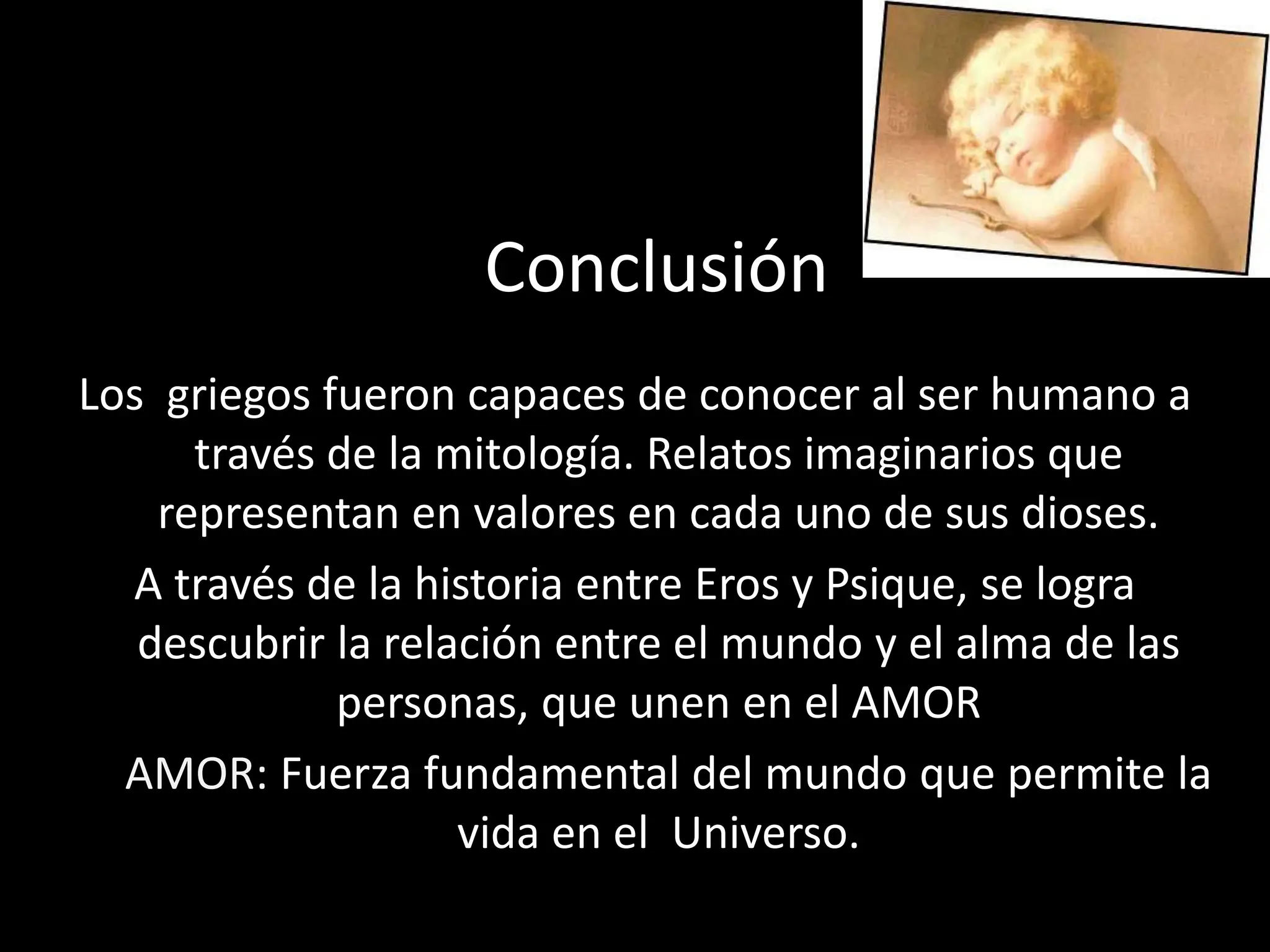 EROS MIto: Mitología Griega...el dios del amor | PPT