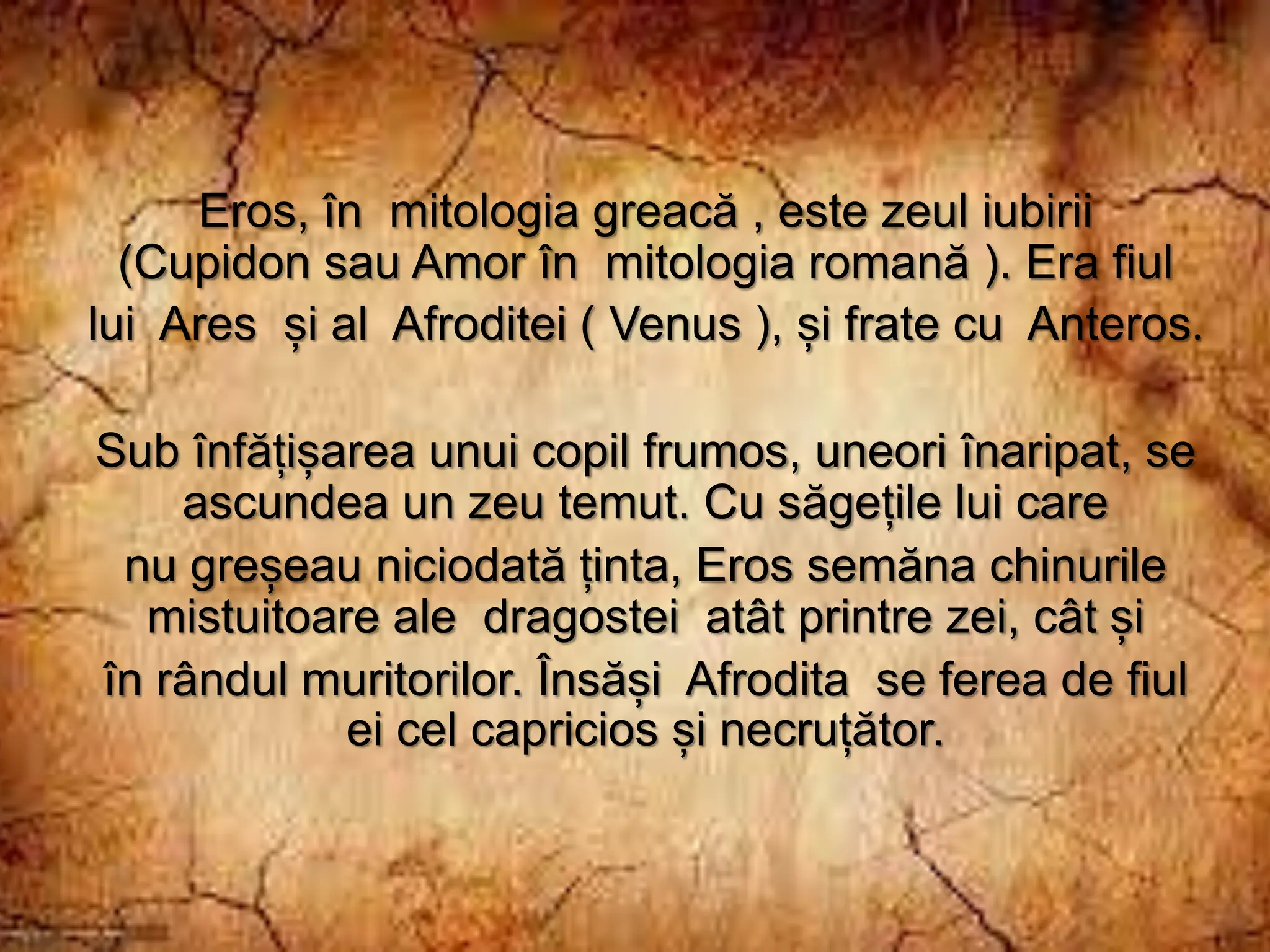 Eros si Psyche / mitologie grecia dragoste | PPTX