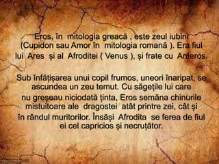 Eros si Psyche / mitologie grecia dragoste | PPTX
