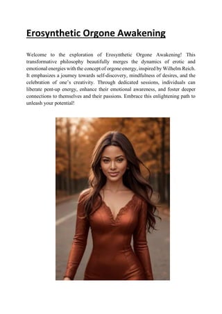 Erosynthetic Orgone Awakening Philosophy | PDF