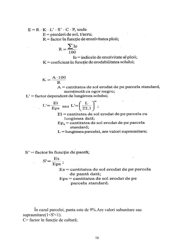 Eroziunea solului nicola oana | DOC