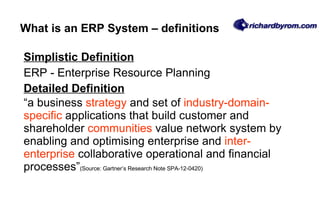 What is ERP | PPT