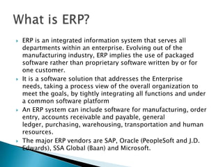 Erp | PPTX