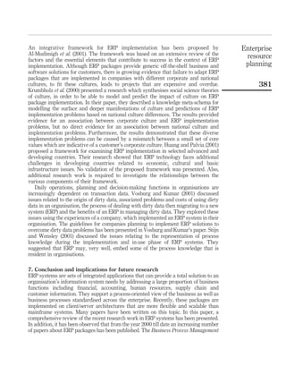 Enterprise resource Planning | PDF