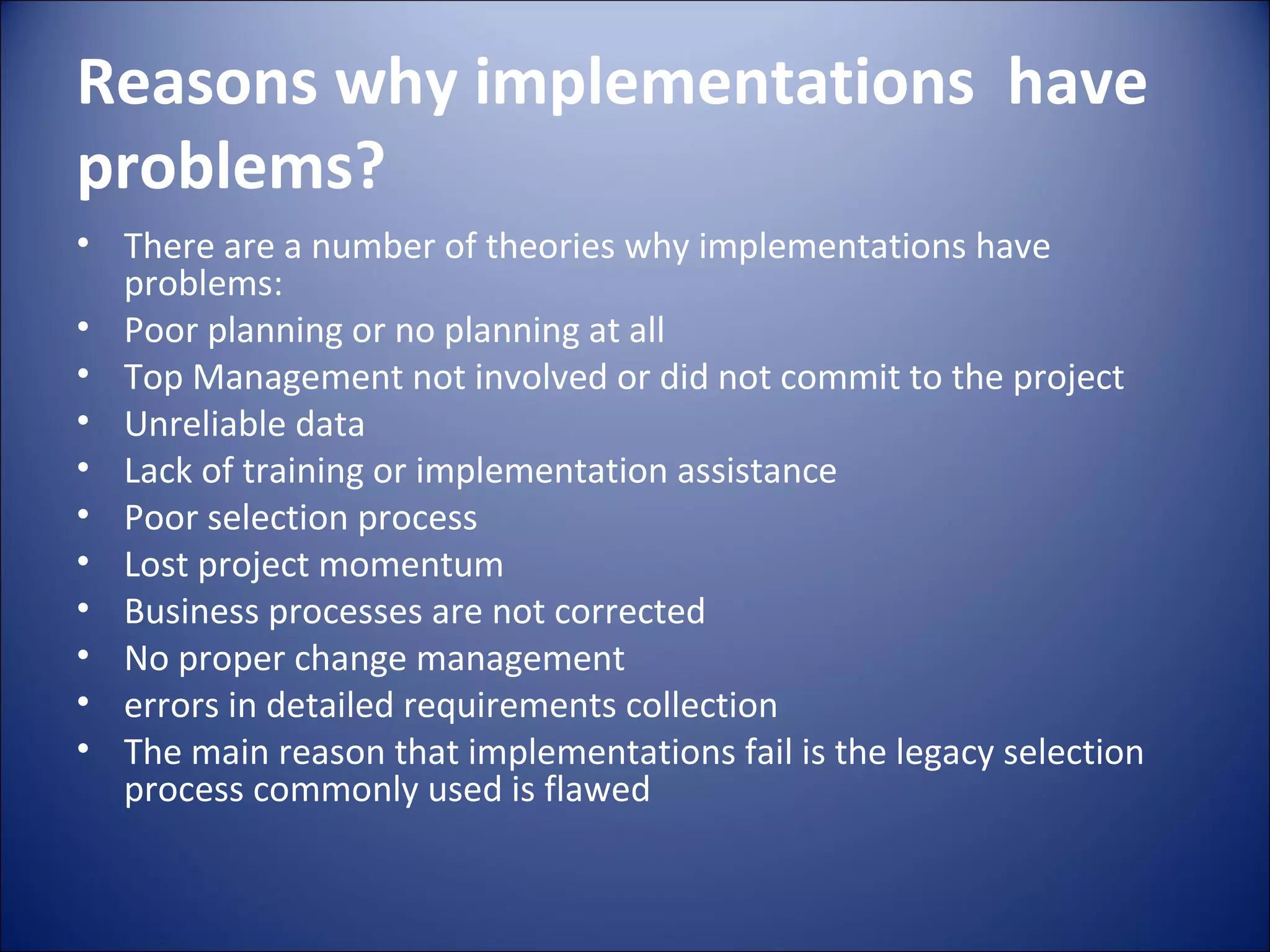 How To Select And Implement An Erp System Ppt