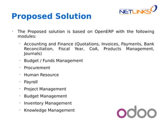 Enterprise Resource Planning using Odoo/OpenERP in Afghanistan | PPT ...