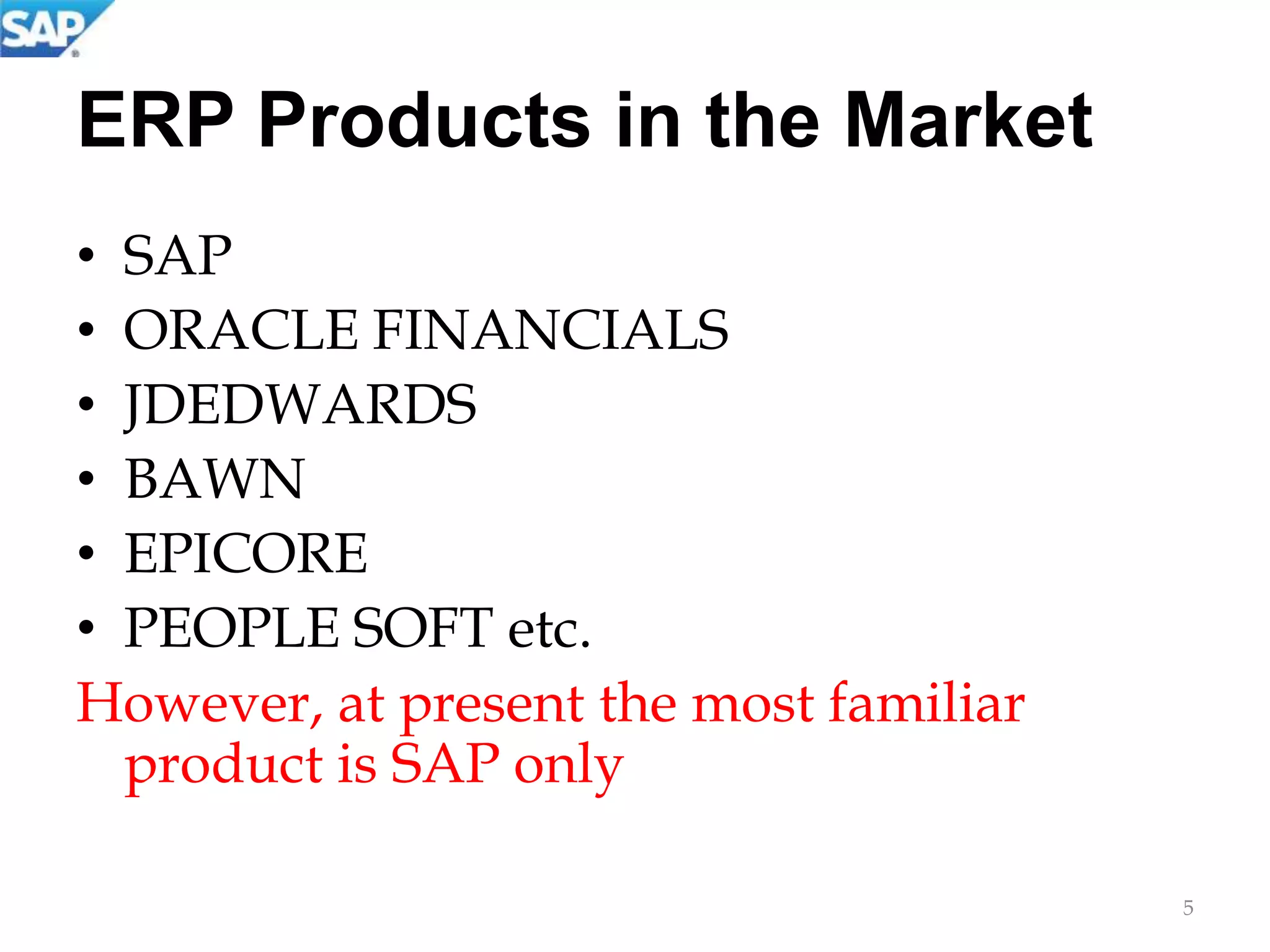 ERP - Implementation Road Map | PPTX