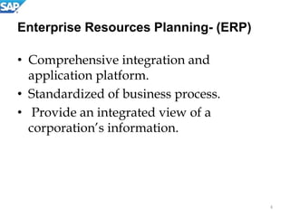 ERP - Implementation Road Map | PPTX