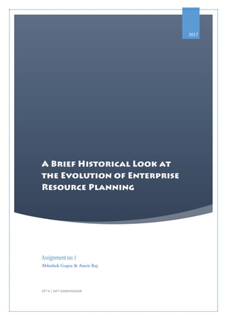 evolution of Erp | PDF