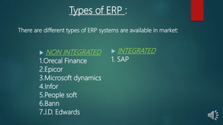 What is ERP | PPT