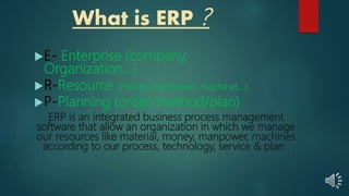 What is ERP | PPT