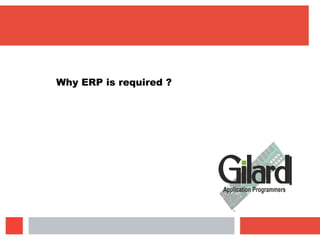 Why ERP is required? | PPT