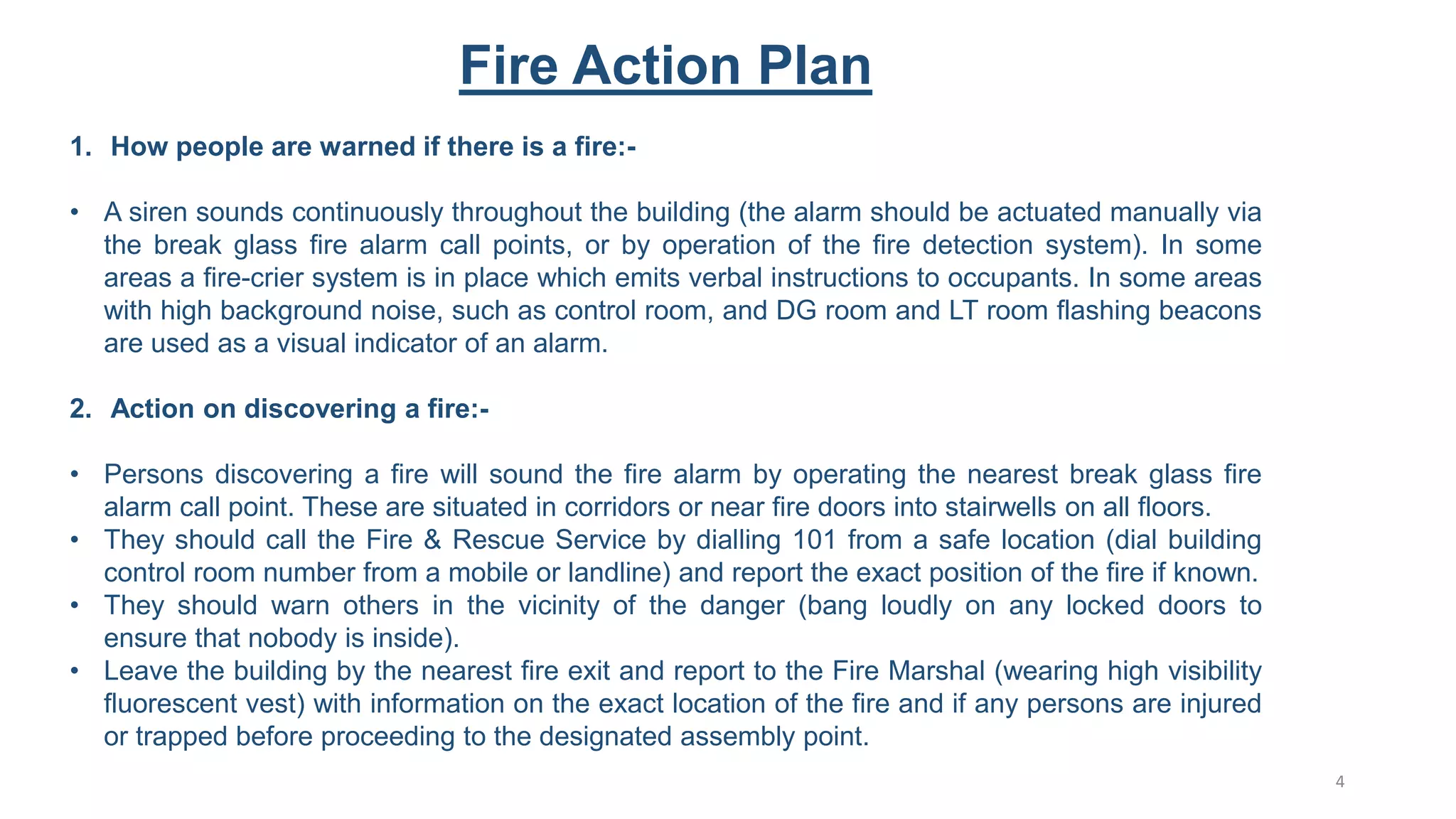 Fire Emergency Response Preparedness | PPTX