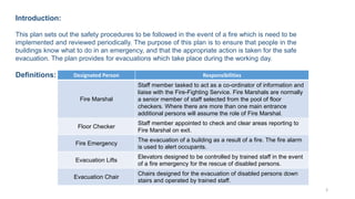 Fire Emergency Response Preparedness | PPTX