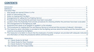 Fire Emergency Response Preparedness | PPT