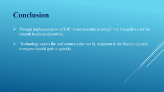 ERP Implementation in Sales & Marketing operation: Auxicolour BD | PDF