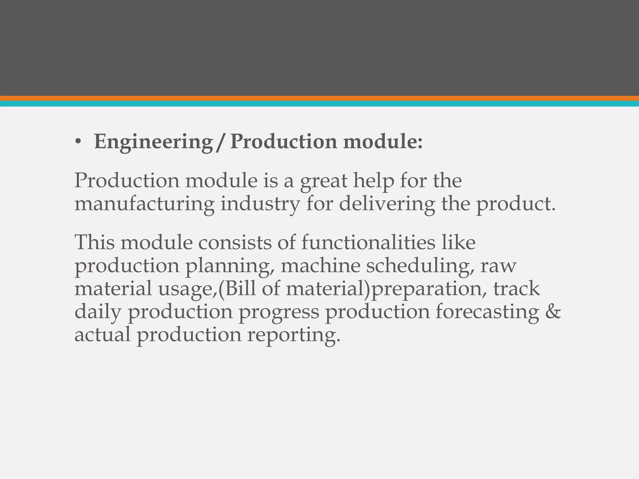 ERP (ENTERPRISE RESOURCE PLANNING) PROJECT PRESENTATION 2020 | PPTX