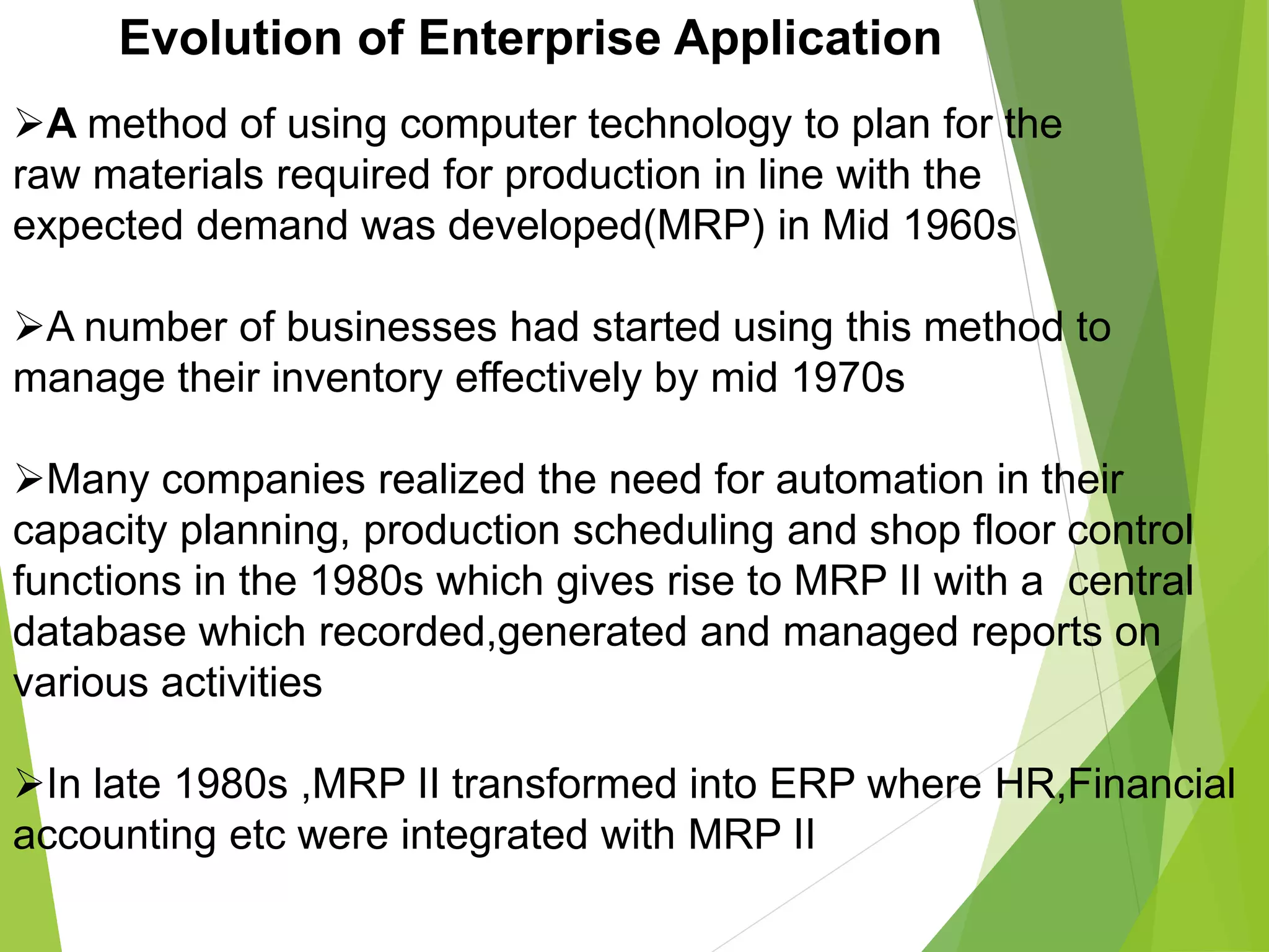 Introduction to ERP | PPTX