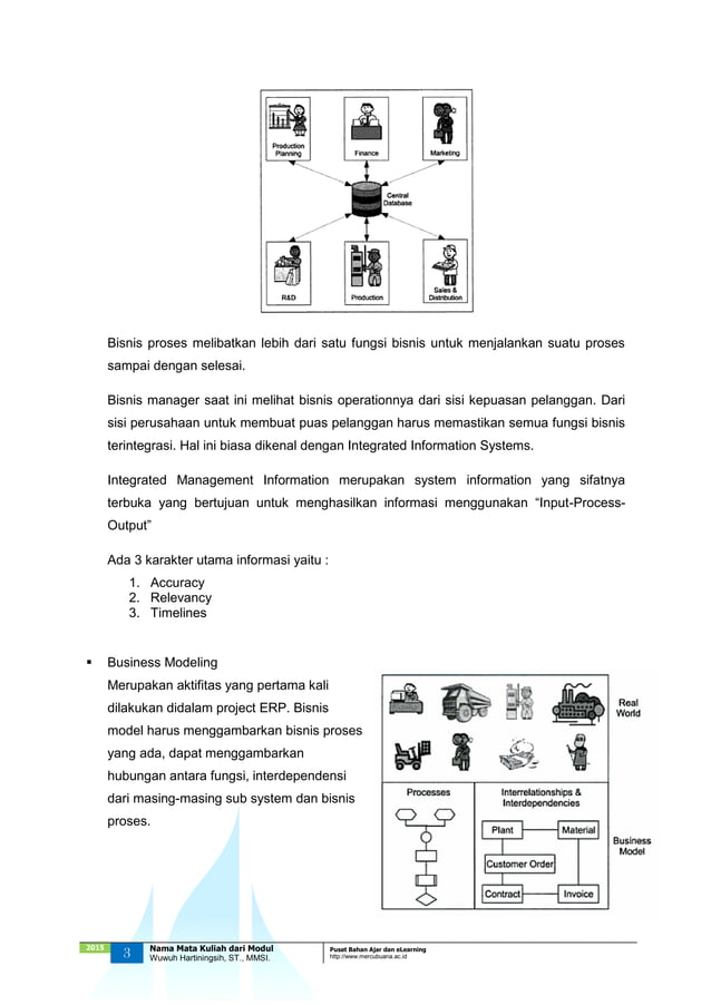 ERP 2015 modul 1 - Introduction | PDF