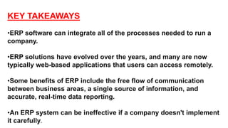 Erp Description(SAP) | PPTX | Business | Business and Finance