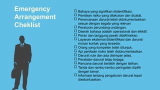 Emergency Respon Plan atau rencana tanggap darurat | PPTX