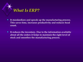 Erp an-overview | PPT