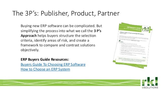 ERP Vendor Comparison - Choosing the Right Software