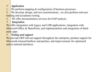 ERP Solutions Development Services | PPT