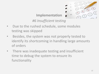 Erp failure-foxmeyer | PPTX