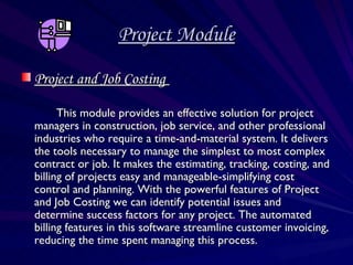 Erp --functional-modules | PPT