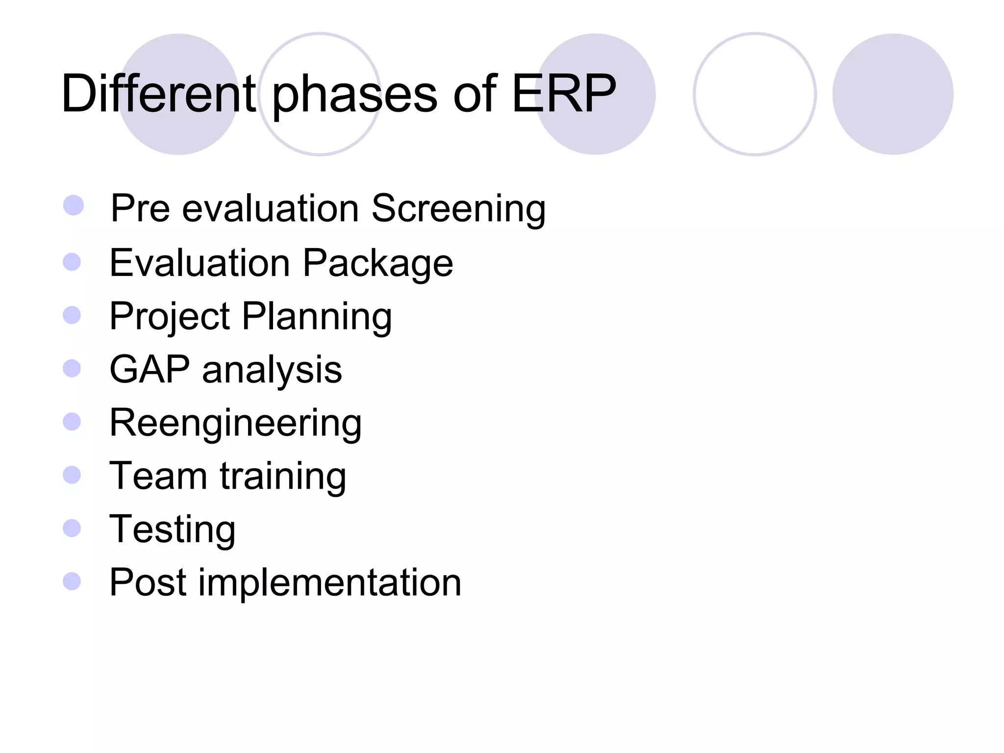 ERP Implementation Life Cycle | PPT