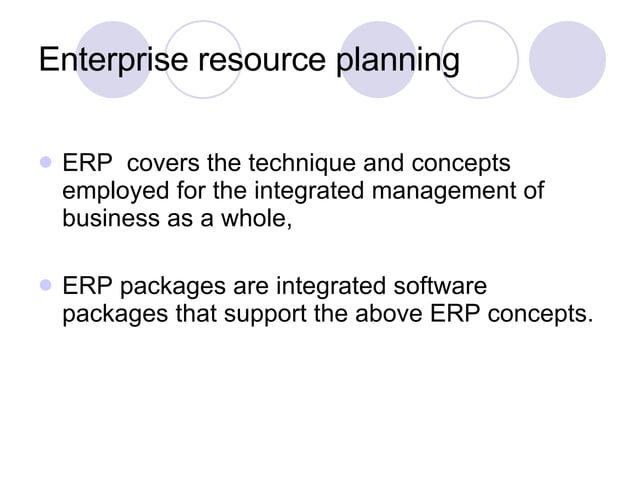 ERP Implementation Life Cycle | PPT