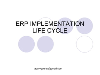 Go Live Erp Cycle Diagram