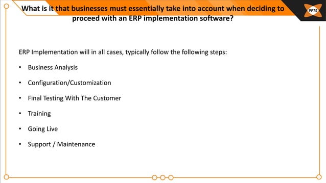 Erp implementation-guide | PPT