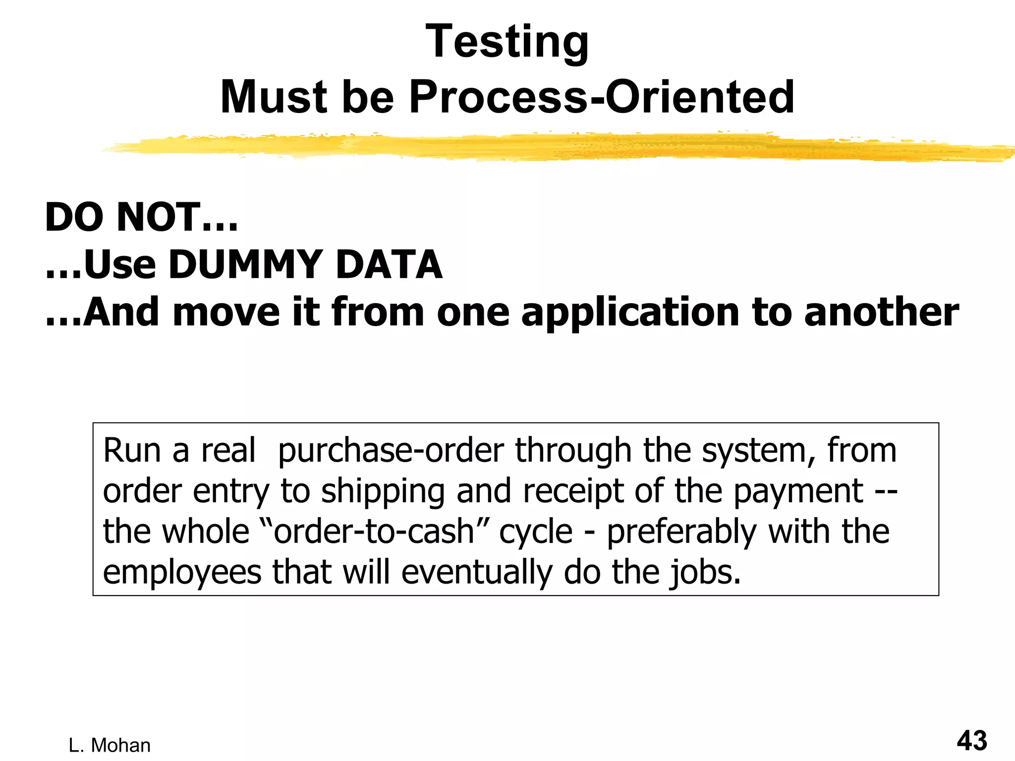 ERP - Implementation is The Challenge | PPT