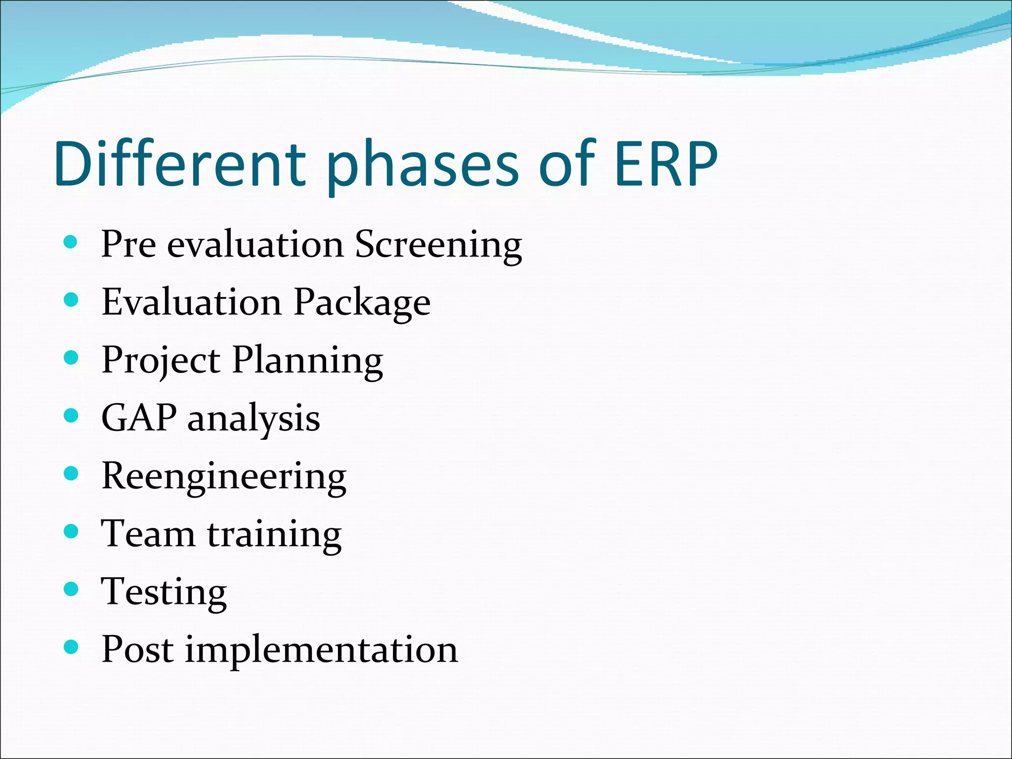 Erp implementation life cycle | PPT