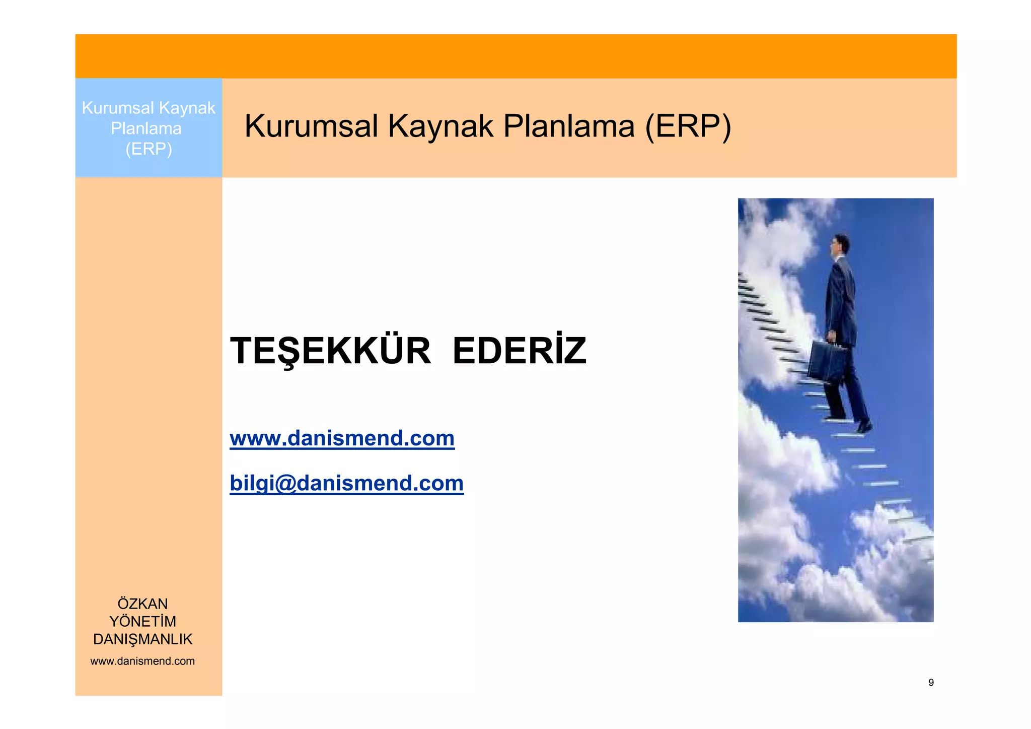 Erp kurumsal kaynak planlama | PDF